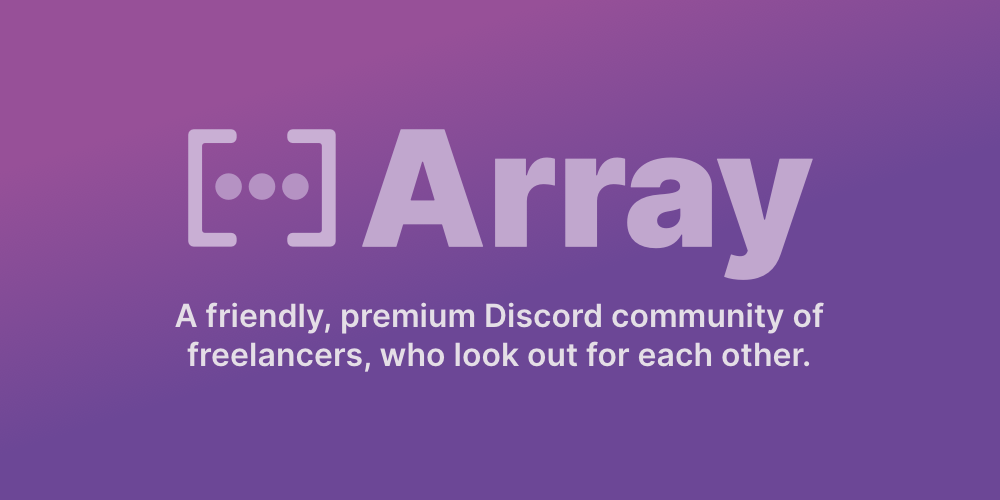 Channel Guide - Array Community
